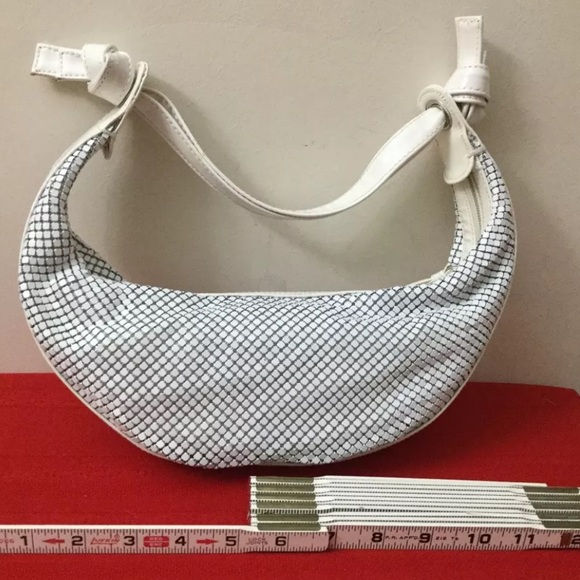 Jana Feifer | Bags | Jana Feifer White Metallic Mesh Medium Hobo Bag ...